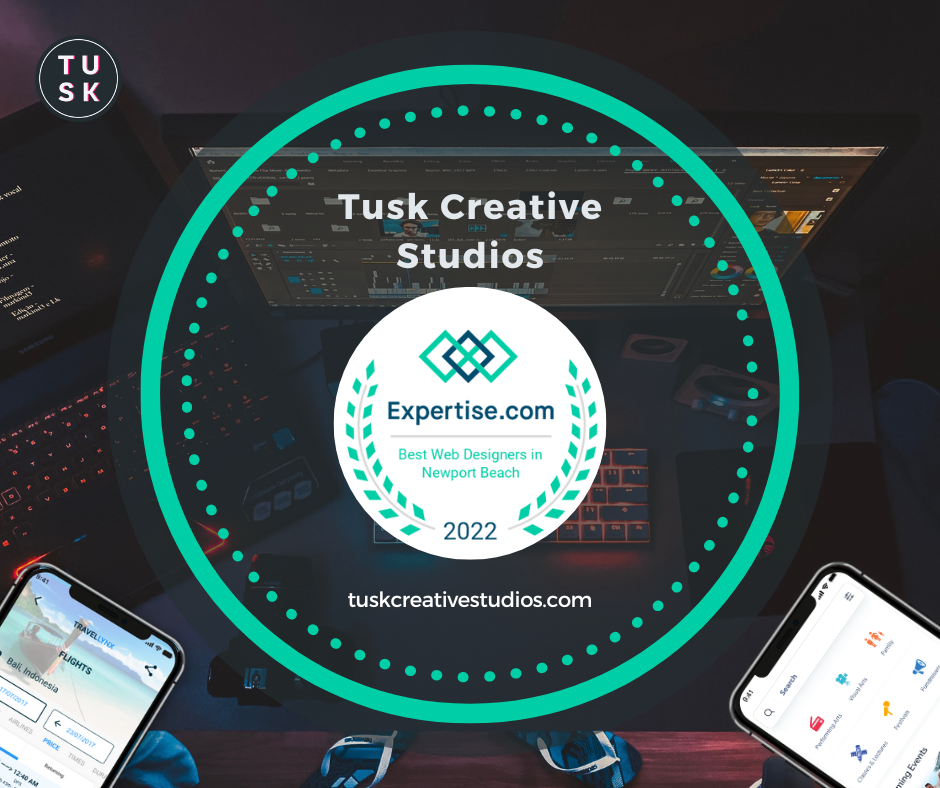 Named Top 15 Web Designer in Newport Beach - Tusk Creative Studios